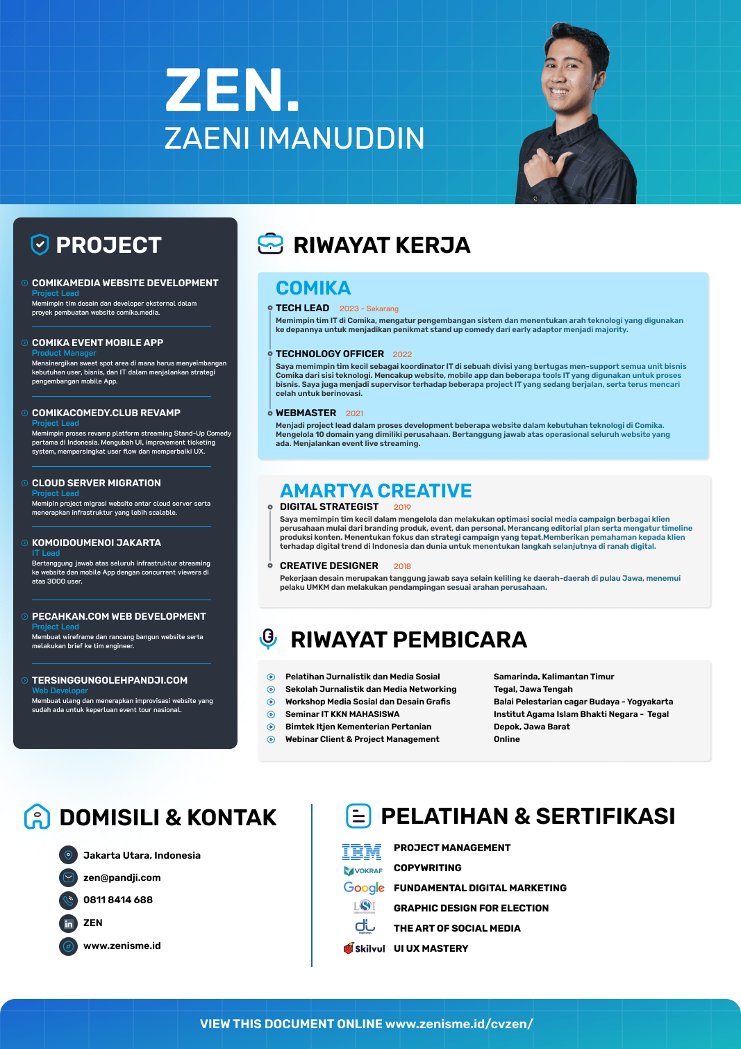 CV ZEN – ZENISME.ID